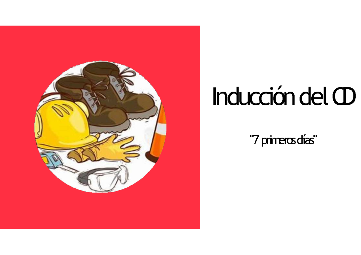 Inducción DPO Ab Inbev - Induccióndel CD ####### "7 primerosdías ...