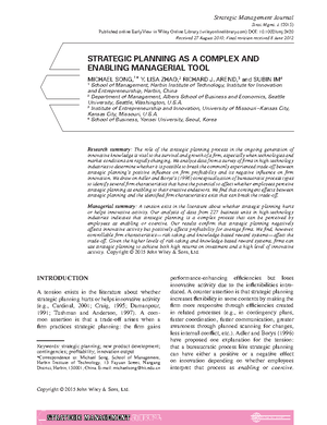 Exploring-strategy-summary-2017-2018 - Strategic management - Warning ...