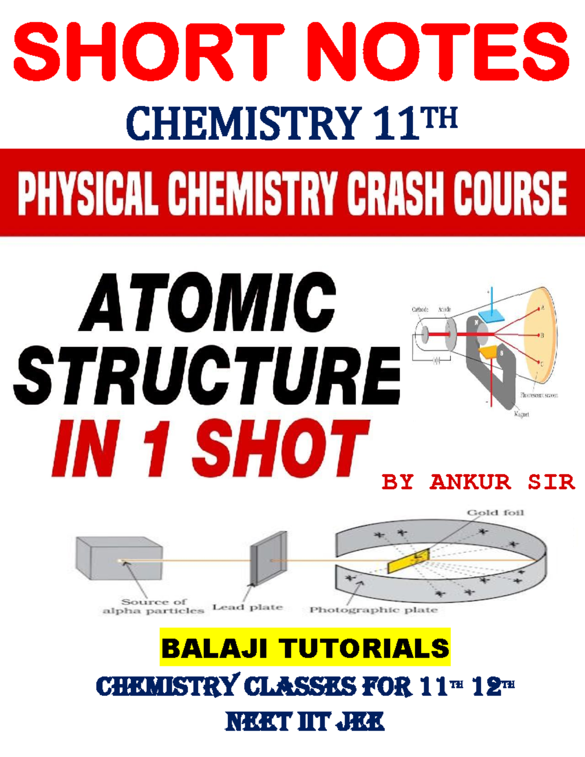 2. Structure Of Atom - Chemistry - SHORT NOTES CHEMISTRY 11 TH BALAJI ...