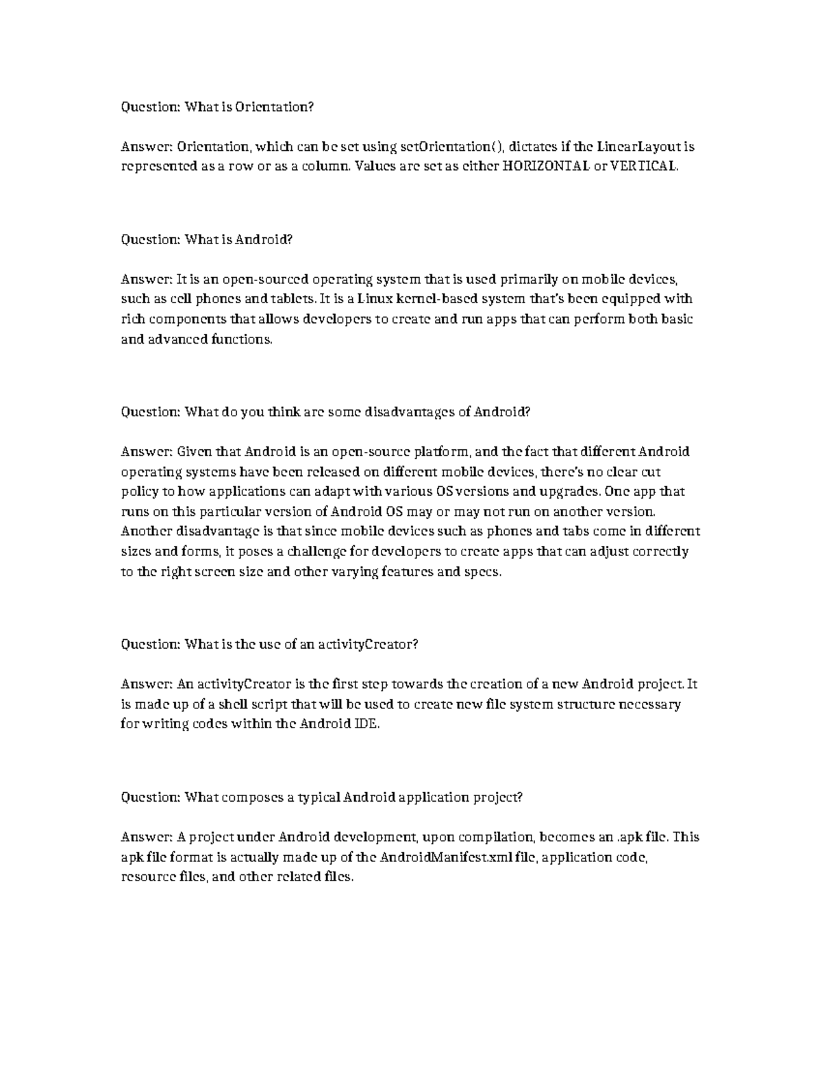 Peta venular vialing - Question: What is Orientation? Answer ...