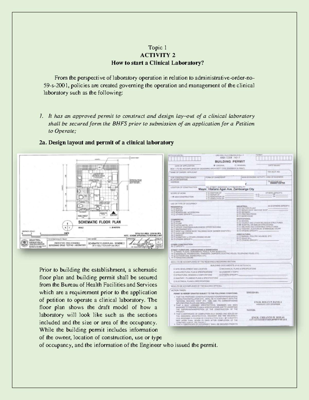 Laboratory Management - How to Start A Clinical Laboratory - Topic 1 ...
