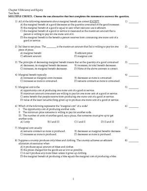 Chapter 4 Economic Questions - Chapter 4 - Elasticity - Sample ...
