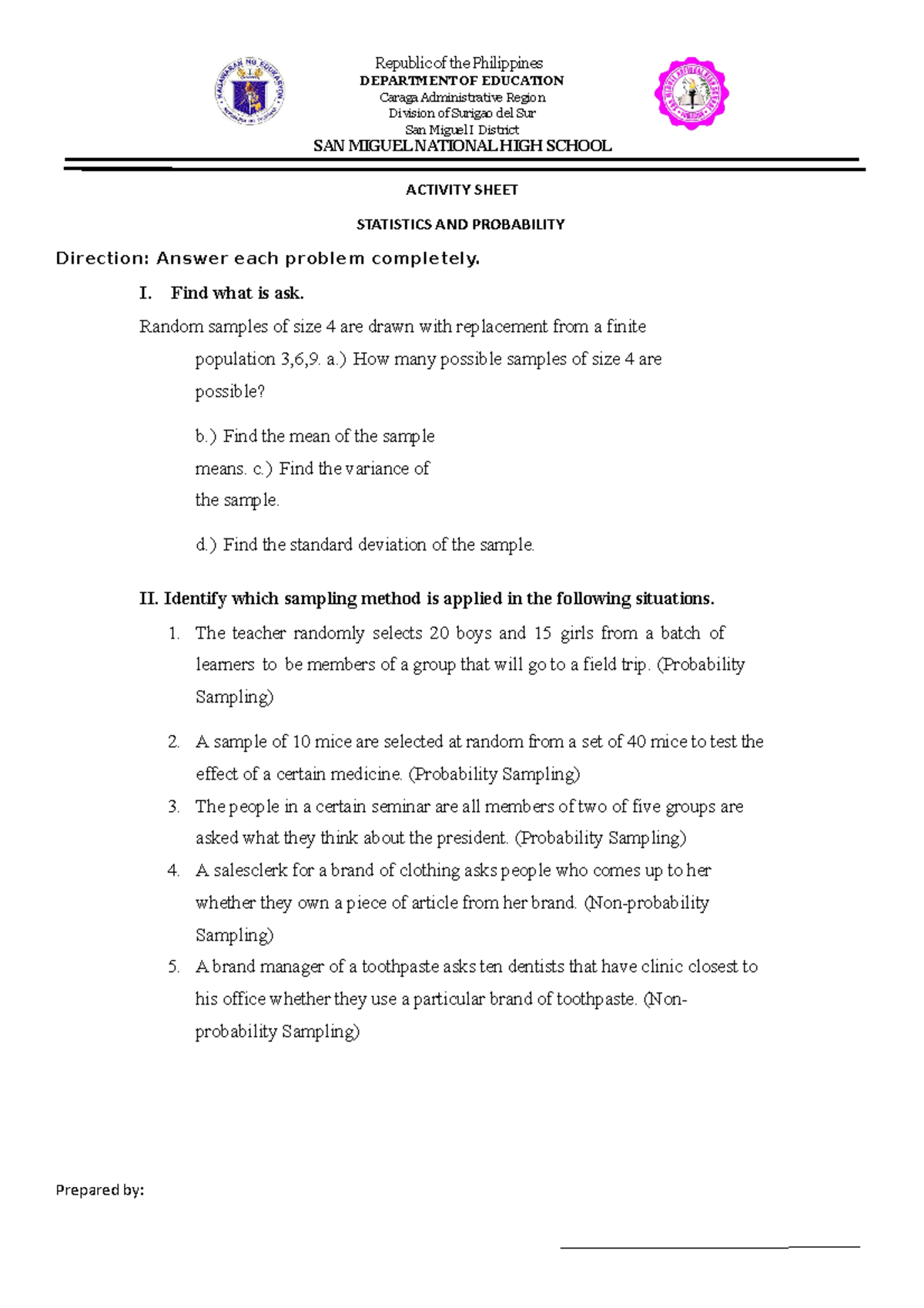 Worksheet-activity sheet - Copy - Republic of the Philippines ...