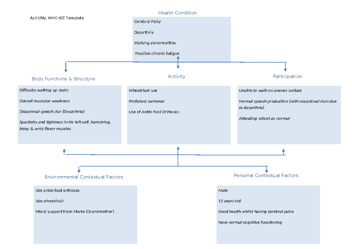 WHO ICF template 2 - sdfdsfsd - ALH1PAL WHO-ICF Template Health ...
