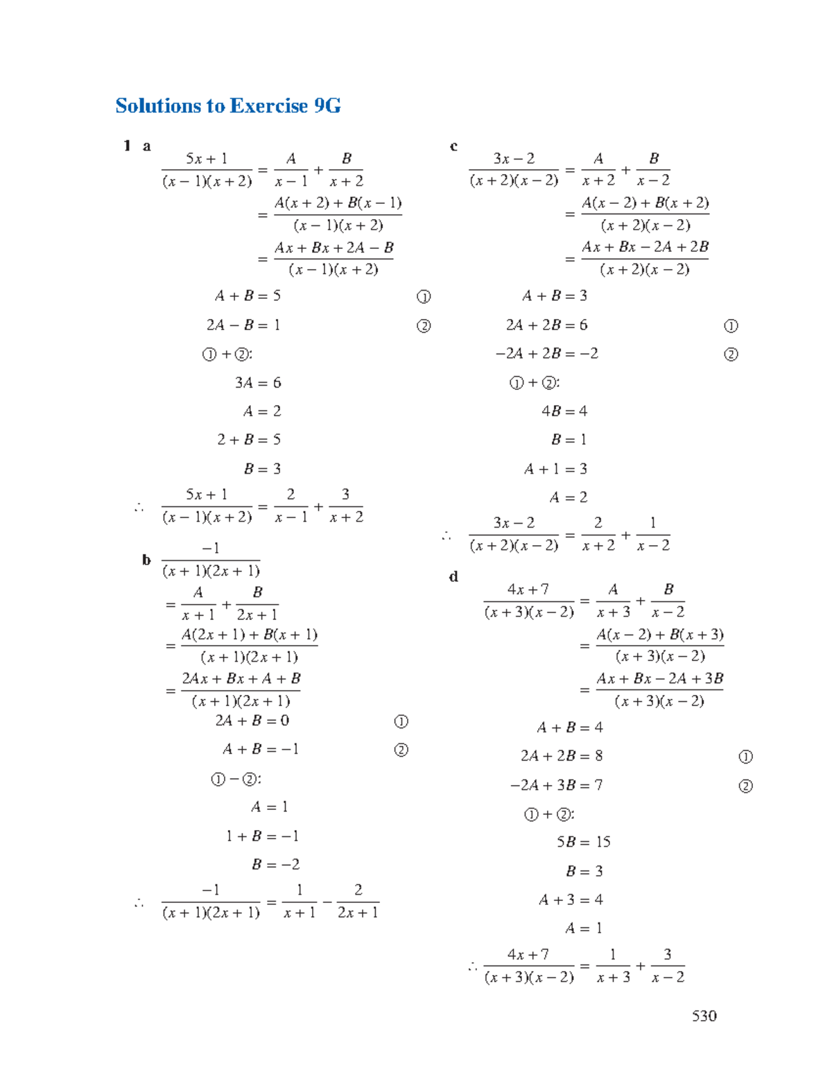 9G worked solutions This Is Not Bad Solutions To Exercise 9G 1 A 5 9g-worked-solutions-this-is-not-bad-solutions-to-exercise-9g-1-a-5