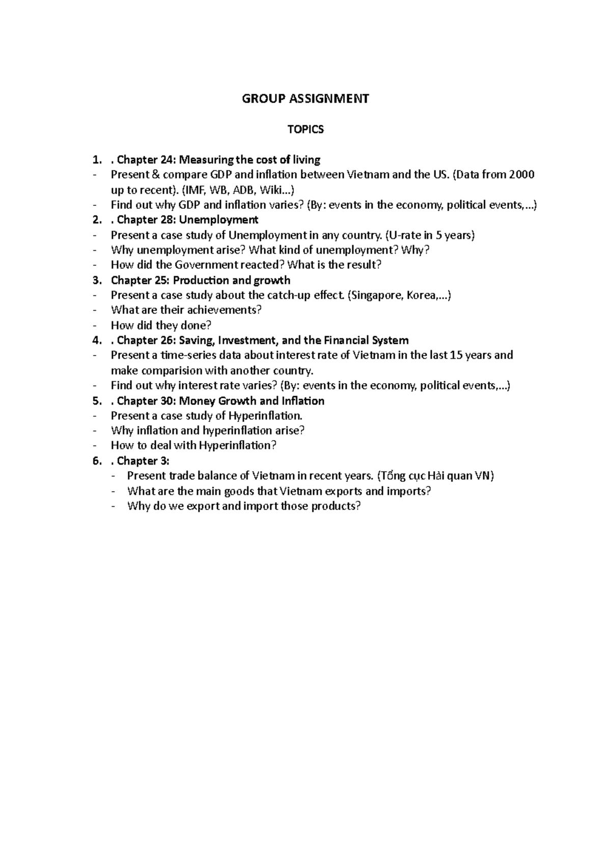 Group- Assignment - s ,SMASALSQASNQALSQK - GROUP ASSIGNMENT TOPICS 1 ...