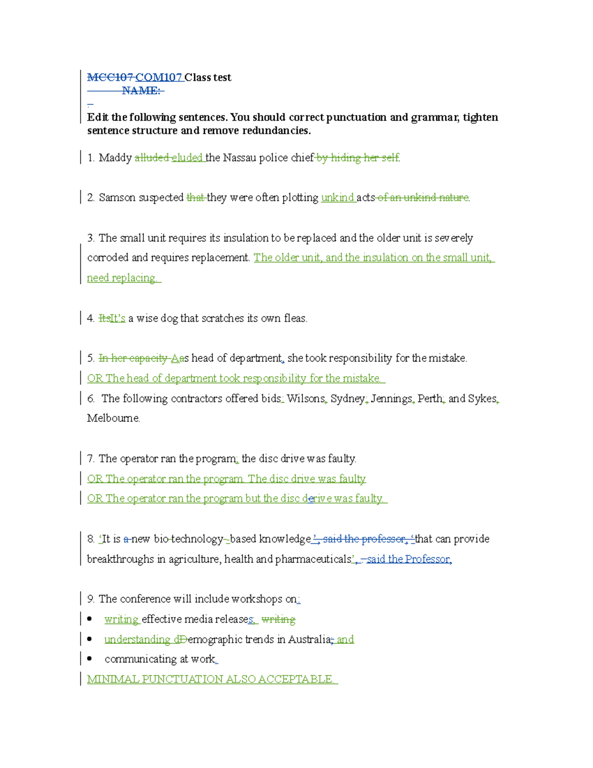COM107 Diagnostic Test Answers final MCC107 COM107 Class Test NAME com107-diagnostic-test-answers-final-mcc107-com107-class-test-name