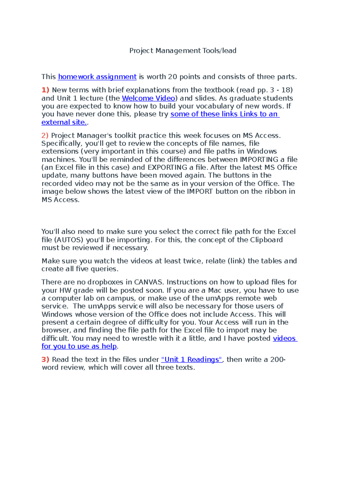 Project Management Tools ass1 - Project Management Tools/lead This ...