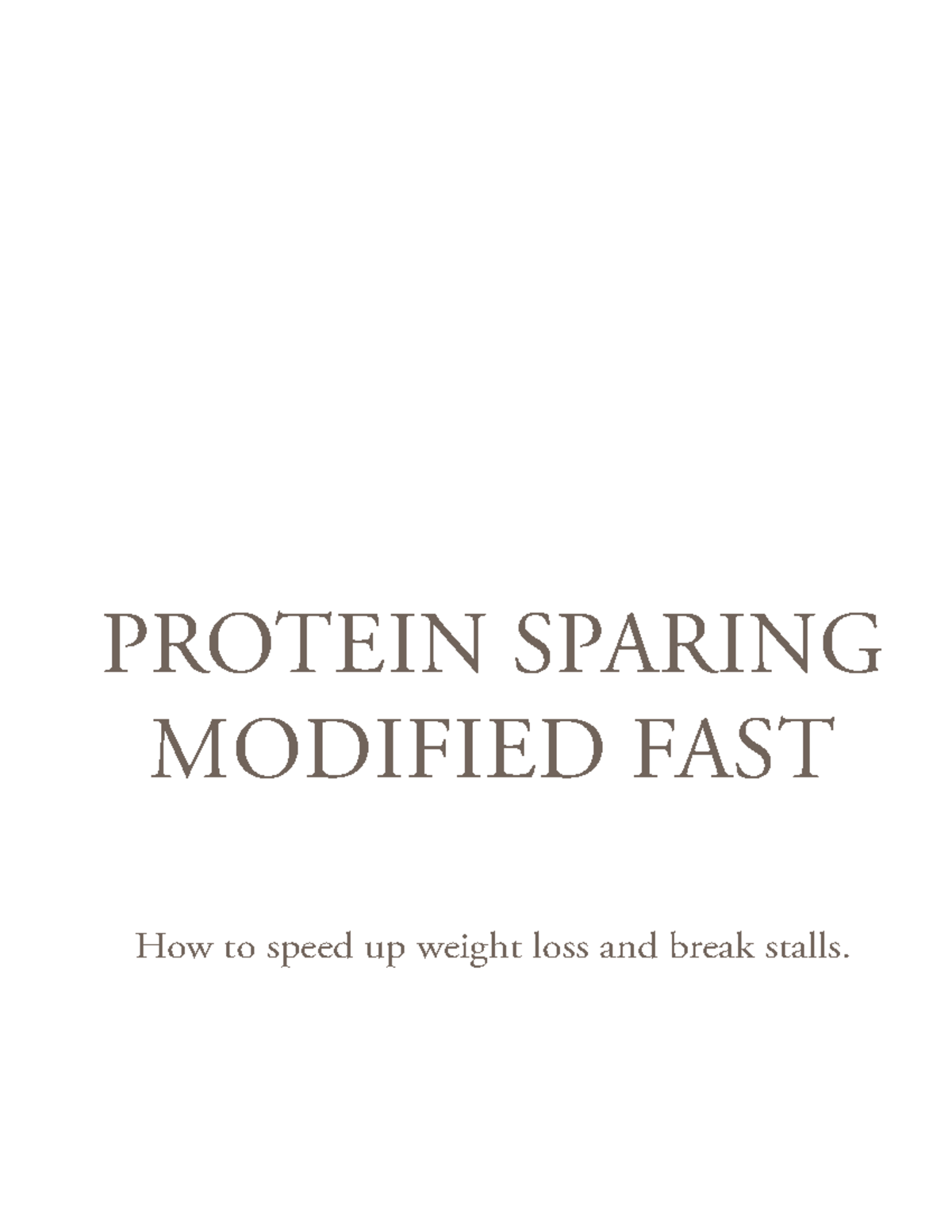 Protein-Sparing-Modified-Fast-Example - PROTEIN SPARING MODIFIED FAST ...
