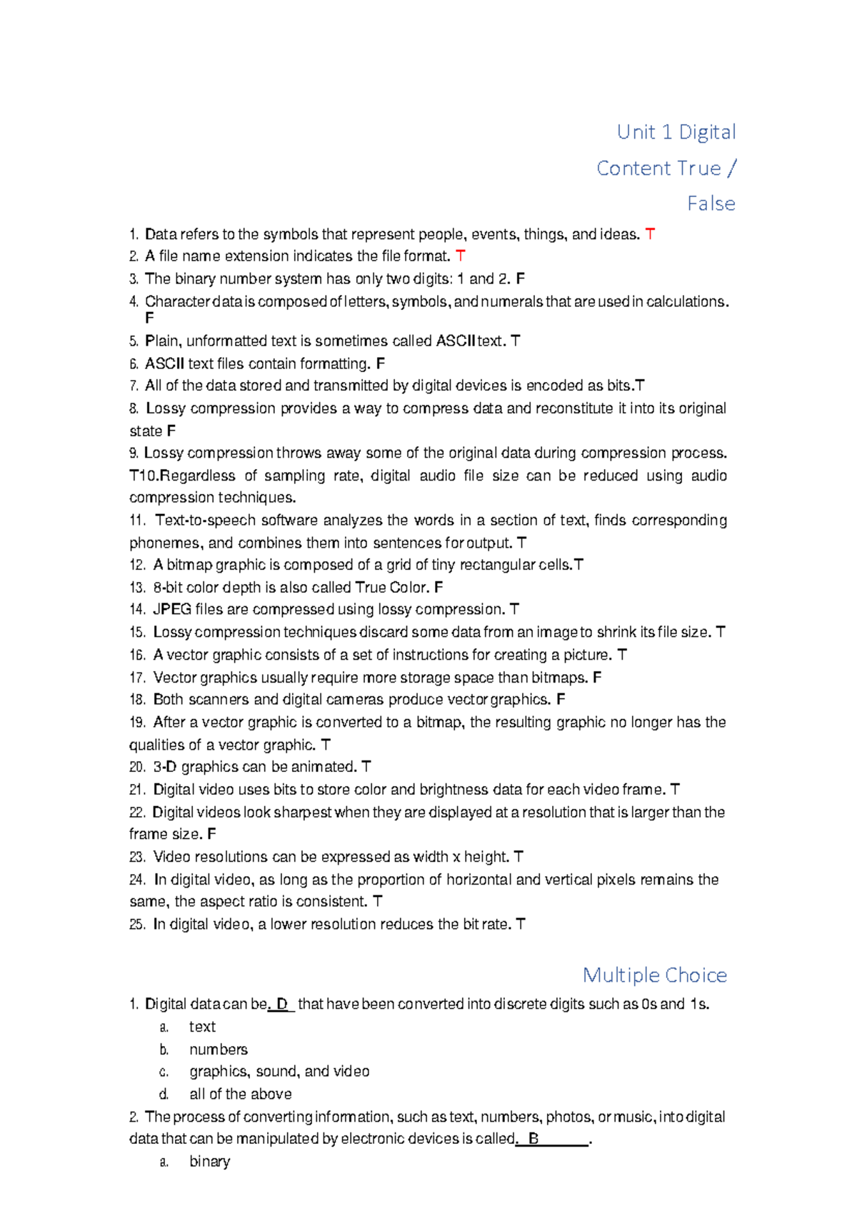 Exam 116 . Paul explained that the most important thing about these ...