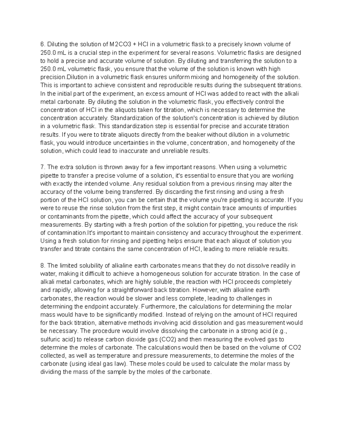 WEEK 6 LAB FOR GENERAL CHEMISTRY , CRISTEN PROFESSOR, LAB, ONTARIO TECH ...