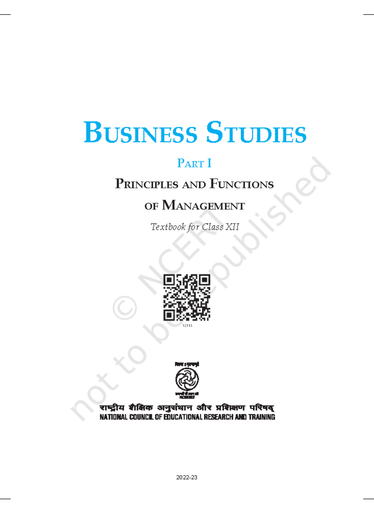 Lebs1ps - Ncert Class 12 Business Studies Text Book Part 1 - BUSINESS ...