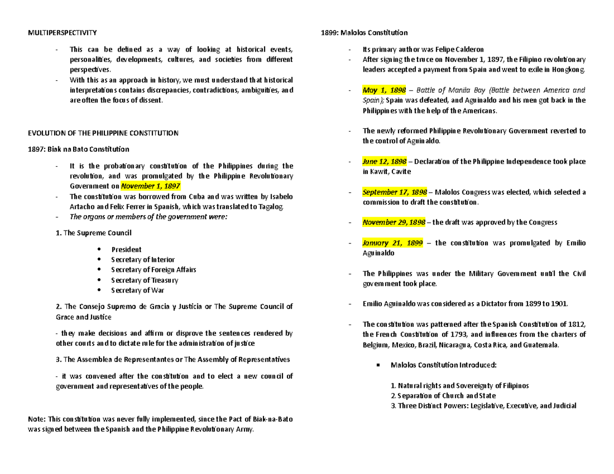 Handout - reviewer - MULTIPERSPECTIVITY This can be defined as a way of ...