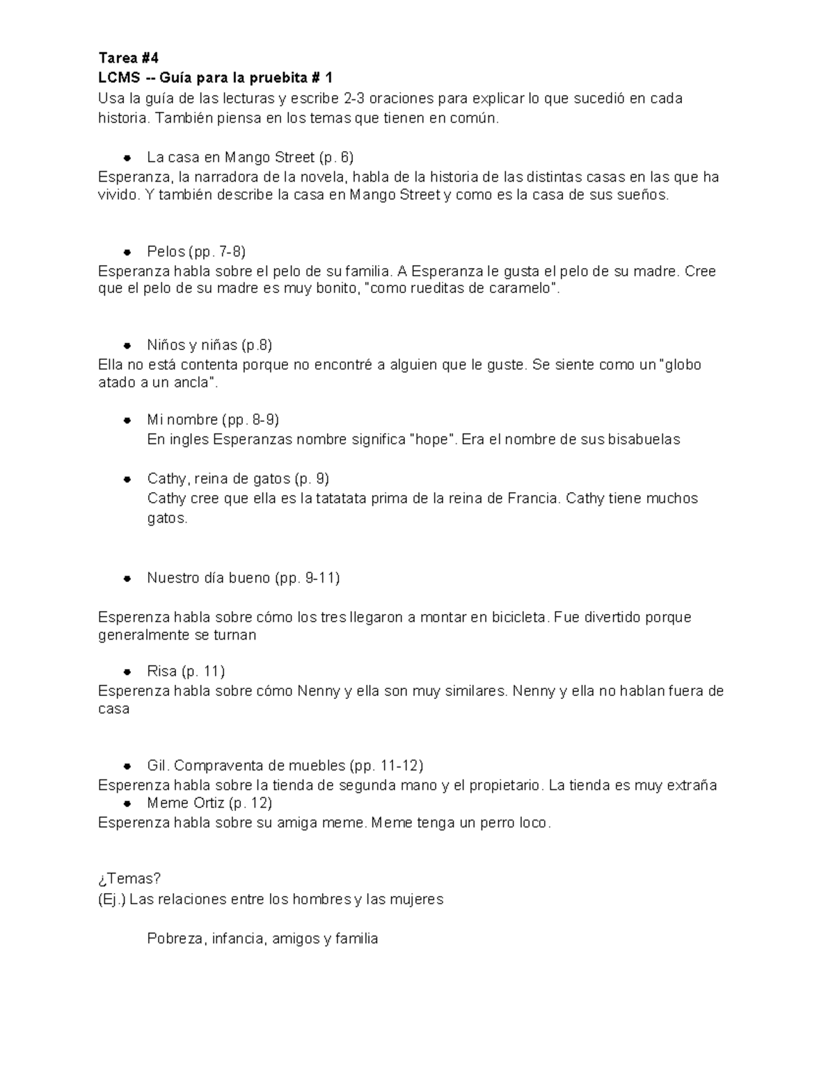 Copy of Copy of LCMS - Guía para la pruebita 2023 - Tarea # LCMS - Guía para la pruebita # 1 Usa ...