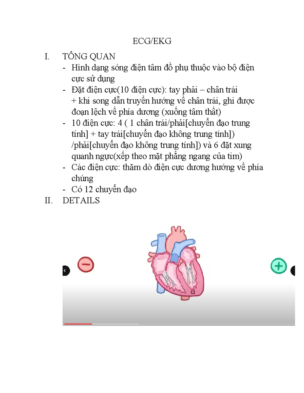 ECG-EKG dewewewewe - ECG/EKG I. TỔNG QUAN Hình dạng sóng điện tâm đồ ...