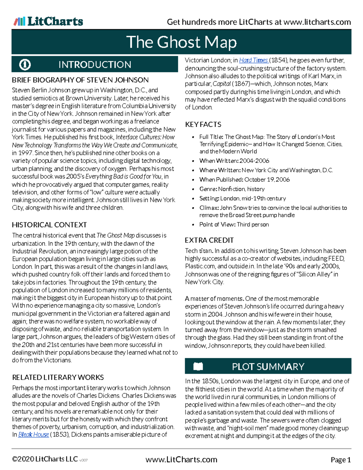 The Ghost Map: The Story of London's Most Terrifying Epidemic - and How ...