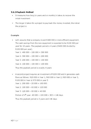 Financial Accounting 1A (Introduction to Financial Accounting) - Study ...