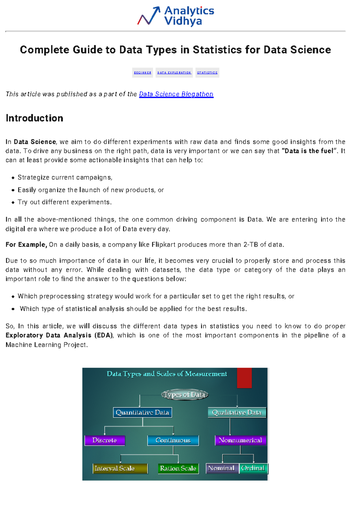 Complete guide to data types in statistics for data science - Complete Guide to Data Types in ...