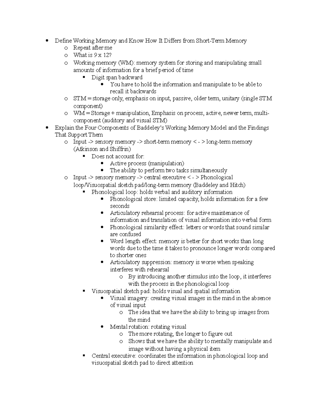 Working memory 4:24:19 - Define Working Memory and Know How It Differs ...