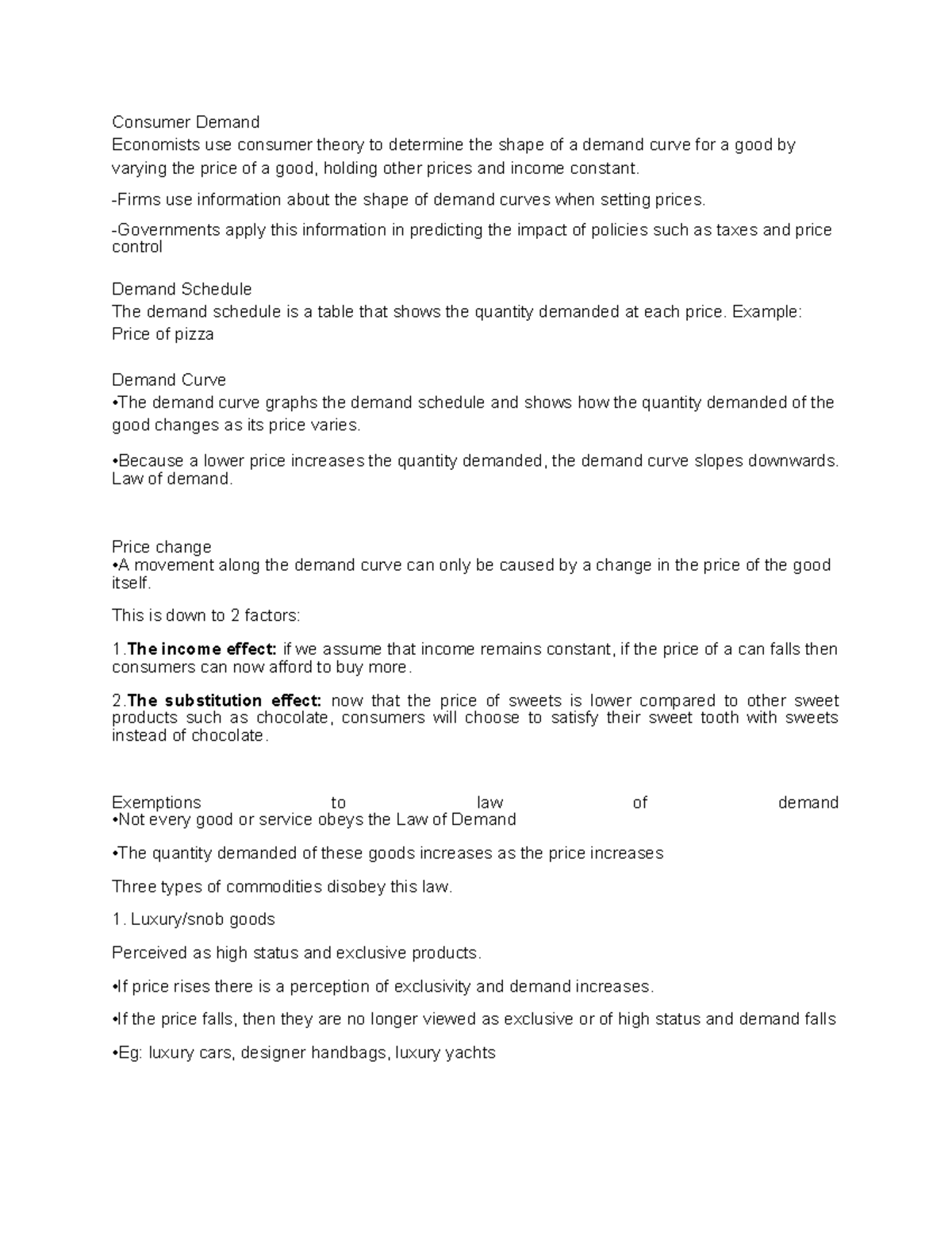 L1 Supply&Demand - Notes from classes, and the book simplified ...
