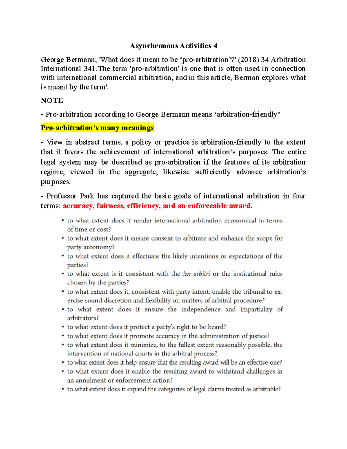Asynchronous Act. 4 - Good notes - Asynchronous Activities 4 George ...