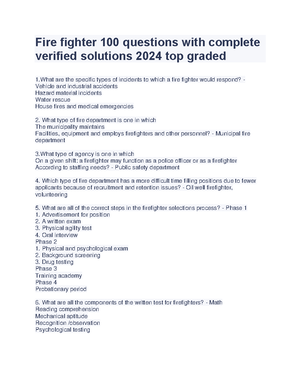 Basic Firefighter Written Exam Guide - Basic Firefighter Written Exam ...