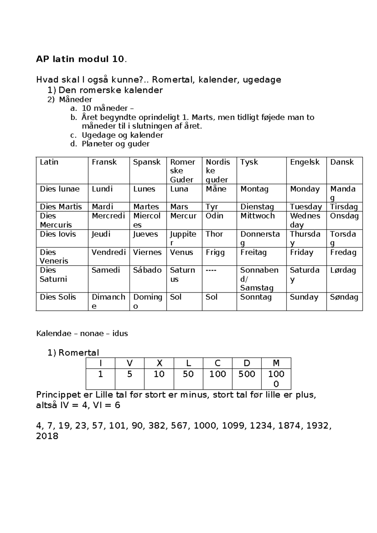 AP latin modul 10 - fysik opgave AP - AP latin modul 10. Hvad skal I ...