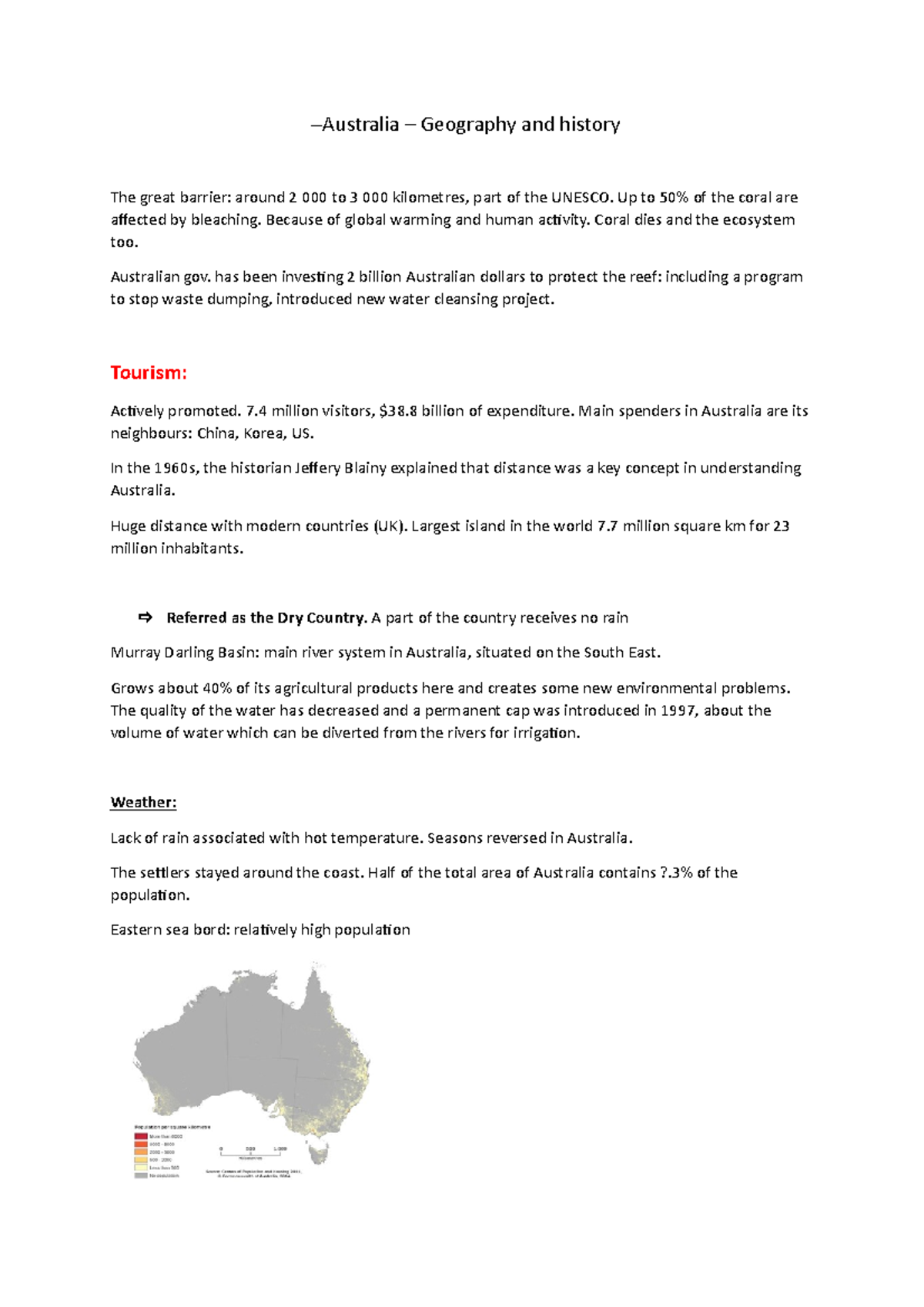 Australia - Geography and History -Australia – Geography and history ...