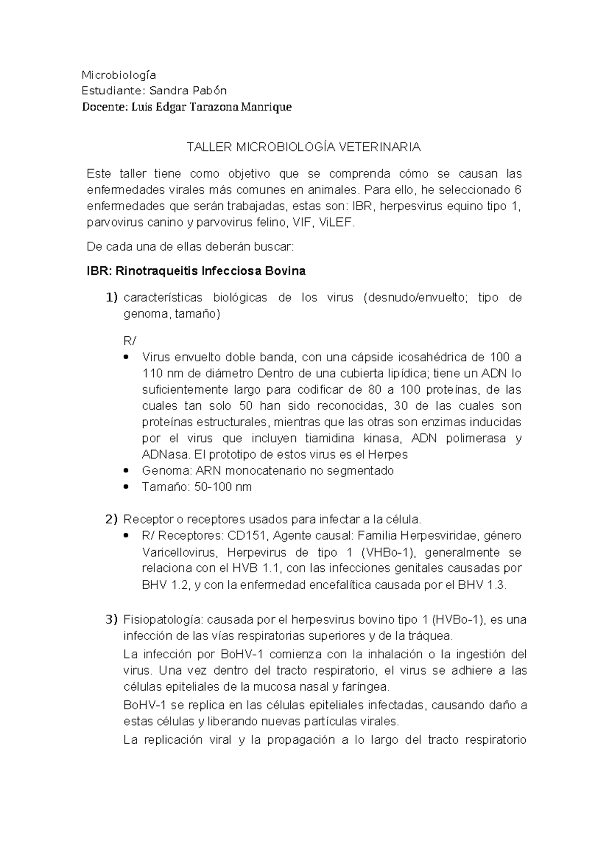 T a ller Microbiologí a Veterin a ri a - Microbiología Estudiante ...