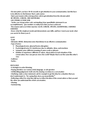 Chapter 6 notes - Chapter 6 Notes Improving Readability with Style and ...