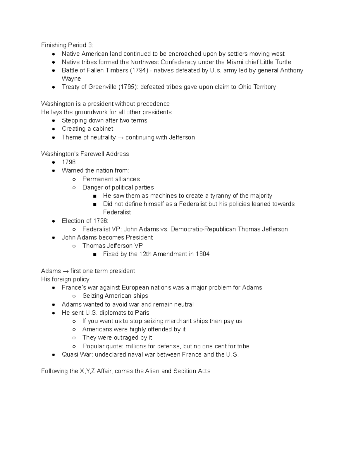 APUSH Notes Period 3 and Period 4 - Finishing Period 3: Native American ...