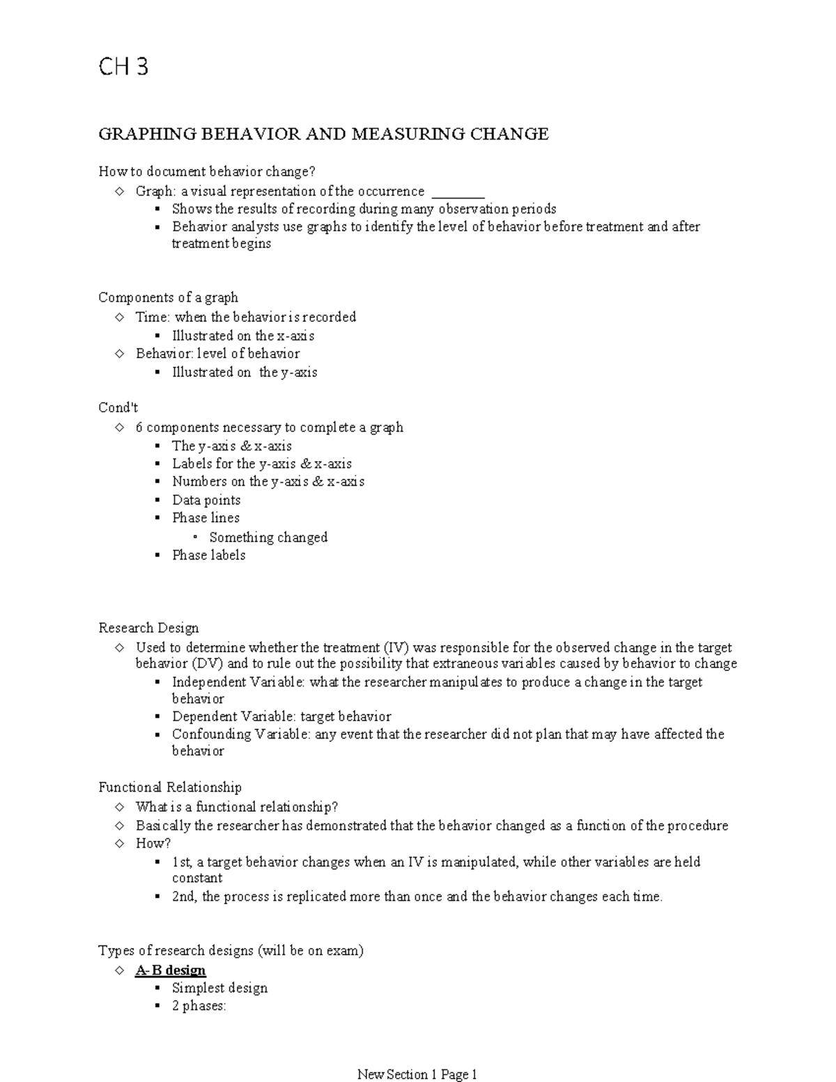 Graphing Behavior AND Measuring Change - GRAPHING BEHAVIOR AND MEASURING CHANGE How to document ...