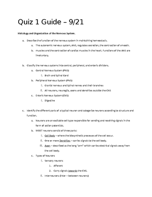 Lab 2 The Brain Study Guide - Study Guide-Lab 2 Brain/ventricle models ...