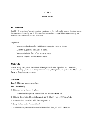 Microbe Report Format (1) - NAME: Kiona Wallace Bio 225 Microorganism ...