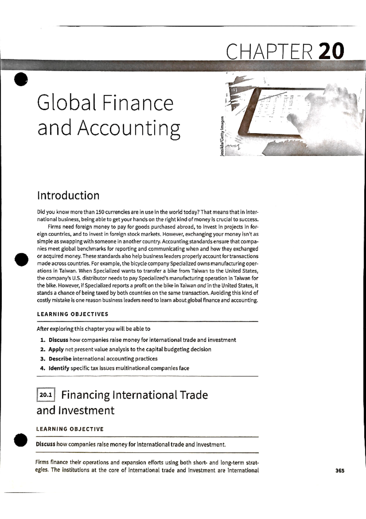 IBT Ch20 Global Finance and Accounting - CHAPTER 20 Global Finance and ...