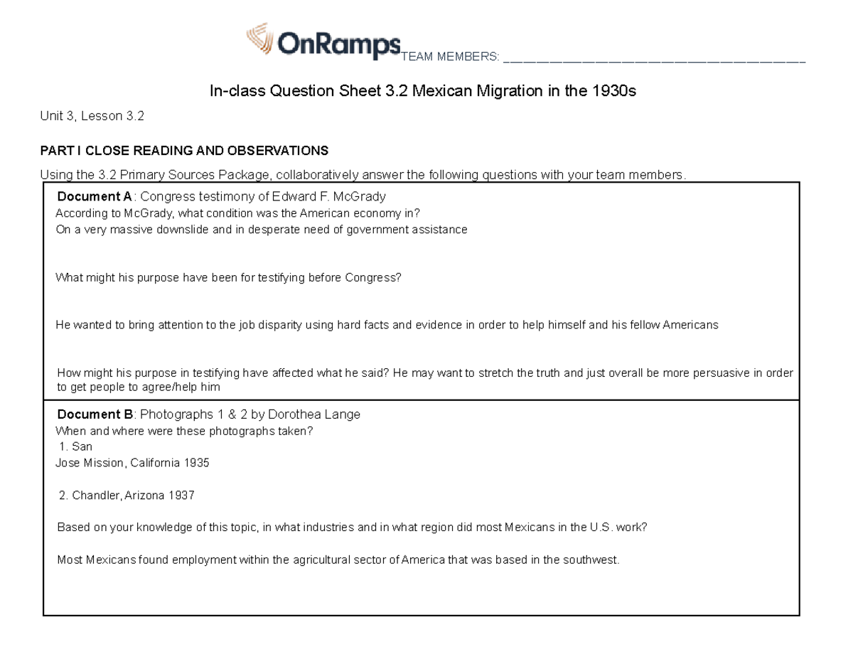 Copy of IQ 315L U3 L3 - Lecture notes for unit 3.0 - TEAM MEMBERS ...