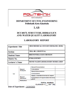 pH & Temperature TEST Report (07DKA21F1044) - CIVIL ENGINEERING ...