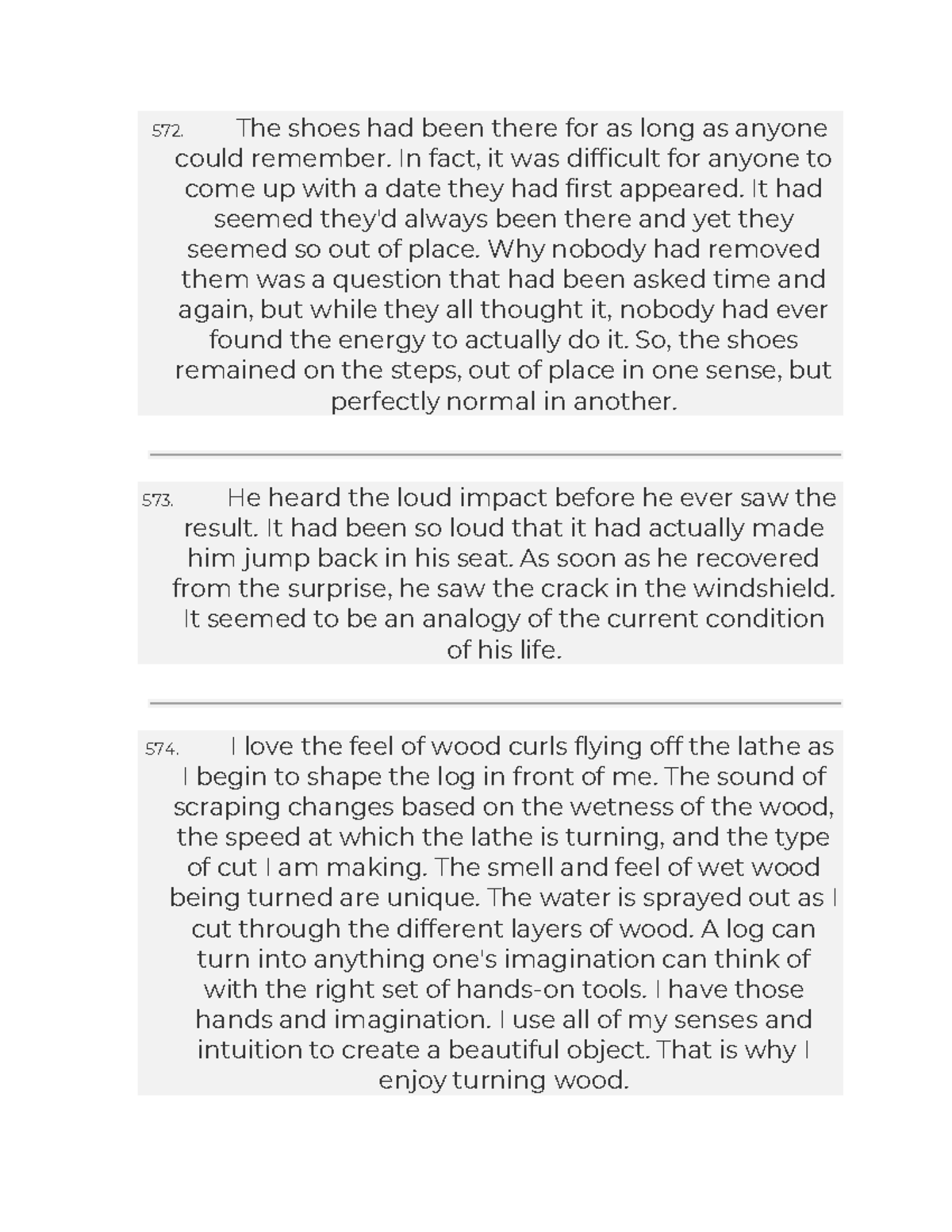 The importance of proper-172 - The shoes had been there for as long as ...