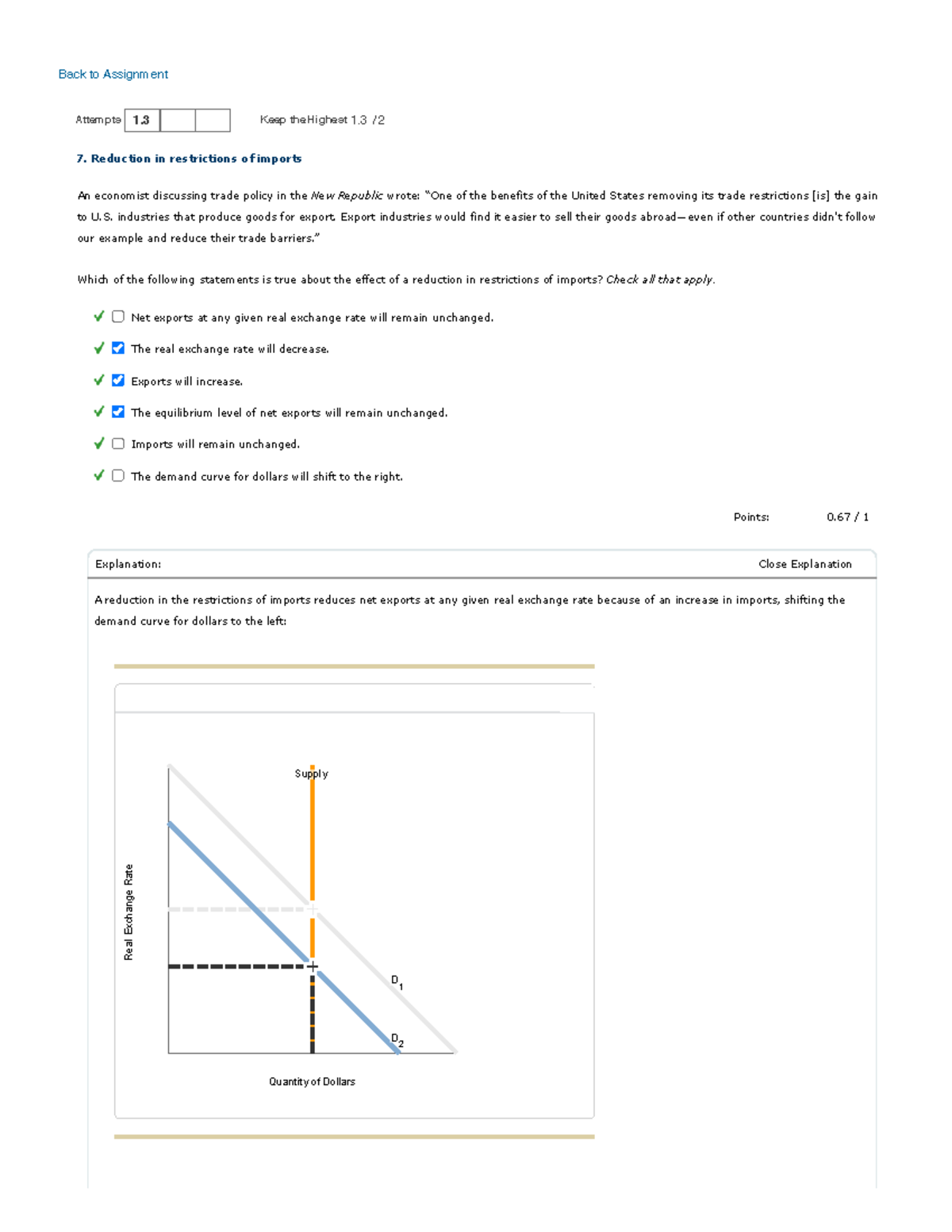 Quiz 7 ? seven - Points: 0 / 1 Close Explanation Back to Assignment ...