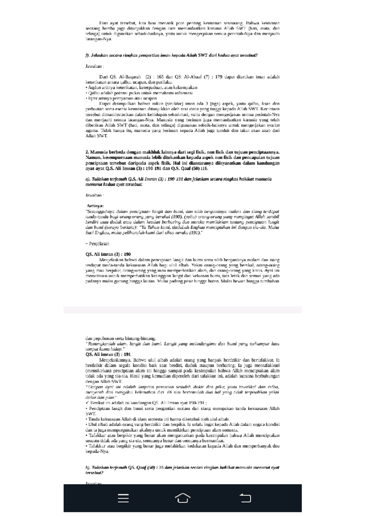 PAI2 - Mahasiswa - Agama islam - Studocu