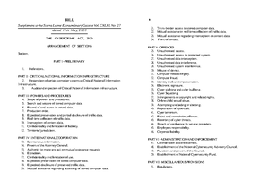 Law notes on ICT - state the differences between summary trial and ...