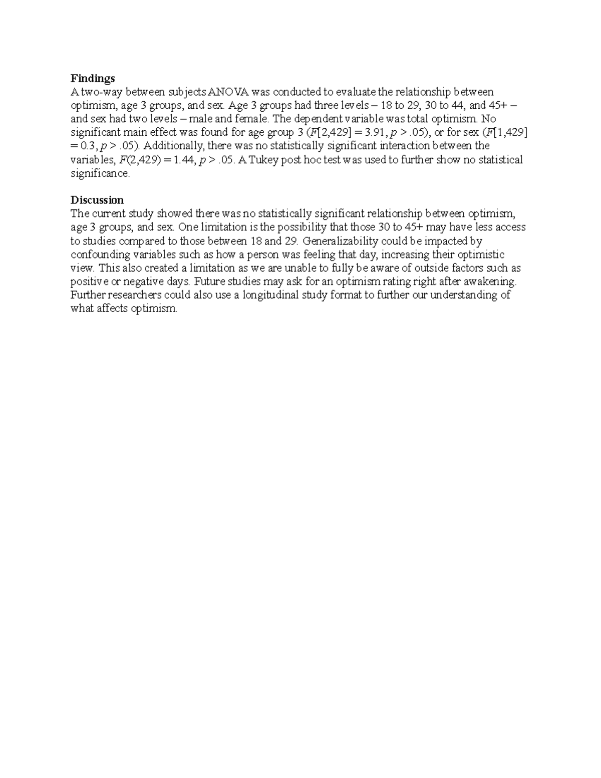 Lab 6 - Write-up for lab assignment with proper formatting. - Findings ...