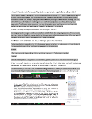 IS322 Assignment 1 - v2 - Imagine that you are an operations manager of ...