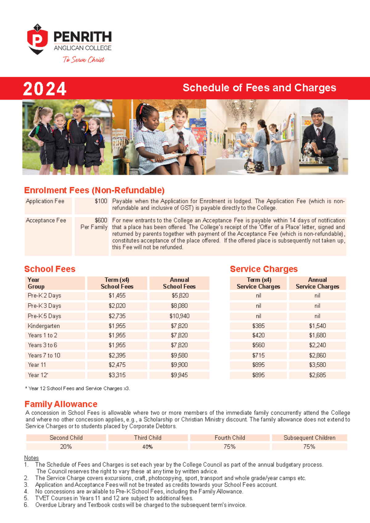 Fees Schedule 2024 - ,mmmm - 2024 Schedule of Fees and Charges Year ...