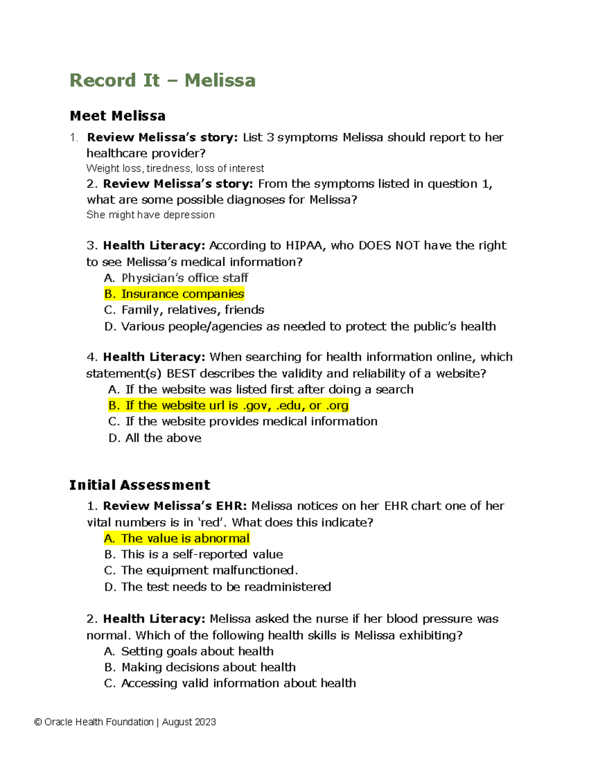 Melissa's Record It - efqef - Record It – Melissa Meet Melissa 1 ...