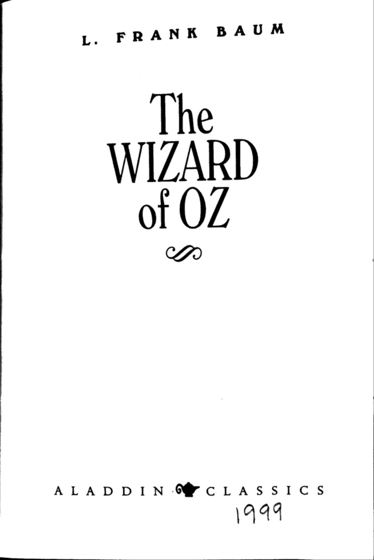Baum, The Wonderful Wizard of Oz excerpts - ENGL 101 - Studocu