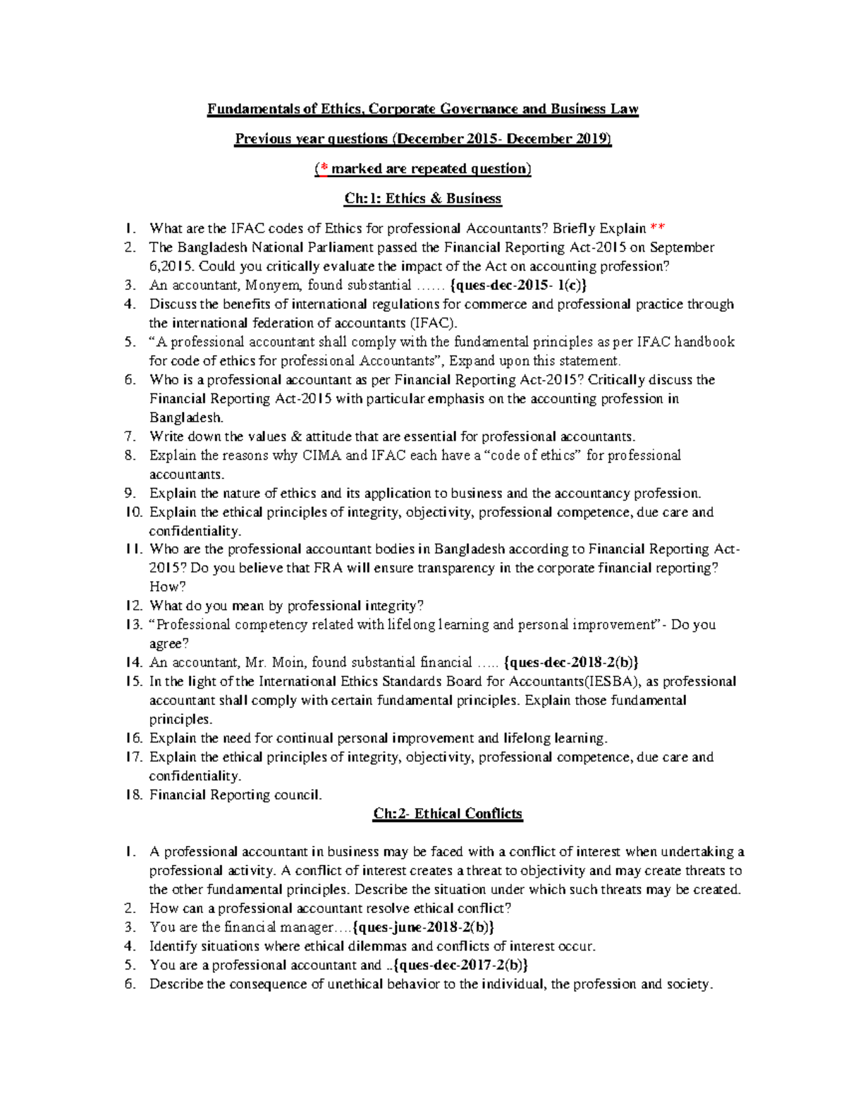 GE05 Ethics dec 2015-dec 2019 - Fundamentals of Ethics, Corporate ...