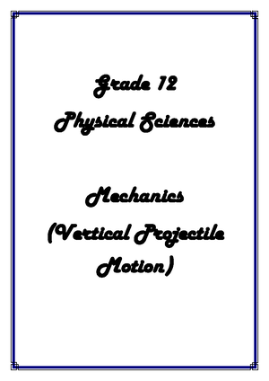 Physical sciences grade 12 text book - Solutions for all Physical ...