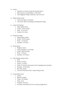 N316 Pathophysiology:Pharmacology Final Study Guide - N316 ...