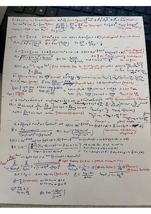 Final Exam Cheat Sheet - ME 421 - Studocu